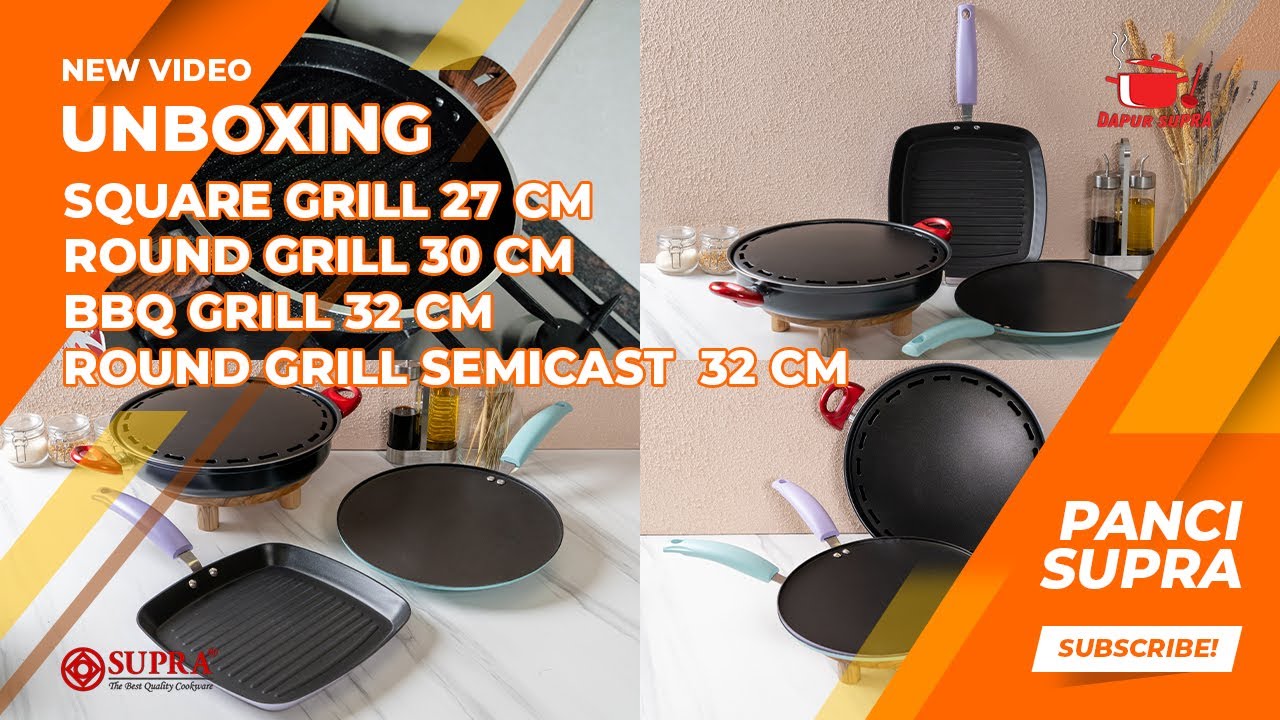 UNBOXING GRILL PAN SUPRA COOKWARE - YouTube