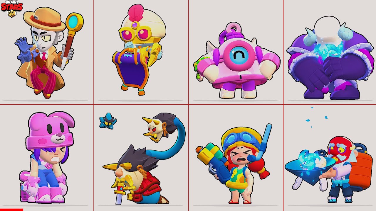 BRAWL STARS MYSTERY HUB UPDATE ALL NEW SKINS WINNING AND LOSING ...