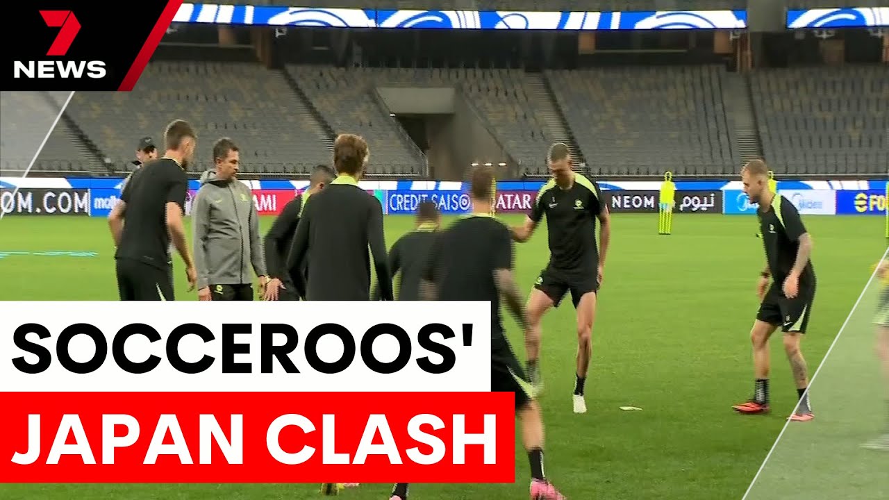 Socceroos aim to end Japan drought in crucial qualifier | 7NEWS - YouTube