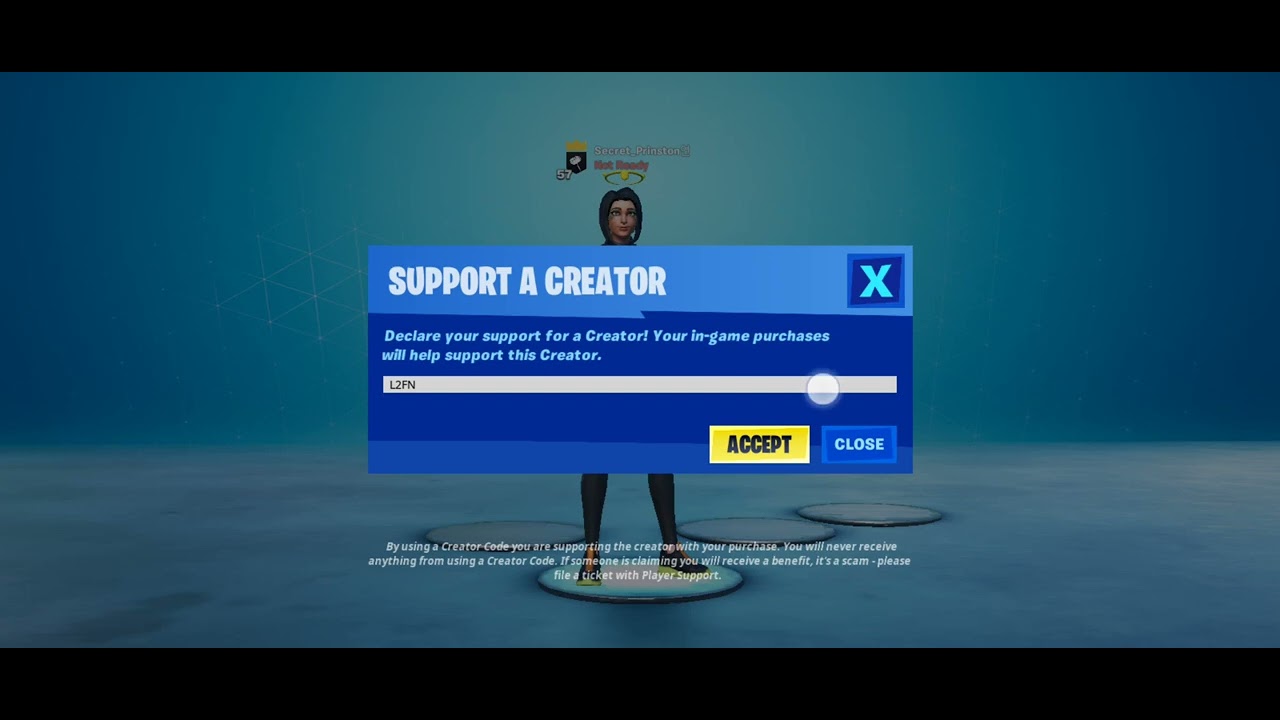 I GOT A SUPPORT A CREATOR CODE - YouTube