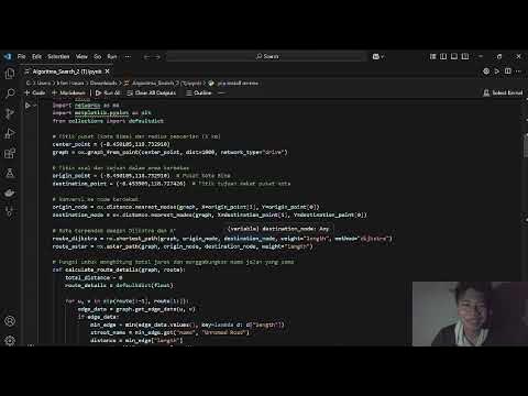Implementasi Algoritma A* & Dijkstra untuk menentukan rute tercepat ...