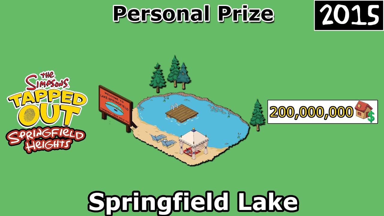 TSTO - Springfield Heights | Springfield Lake | Personal Prize - YouTube