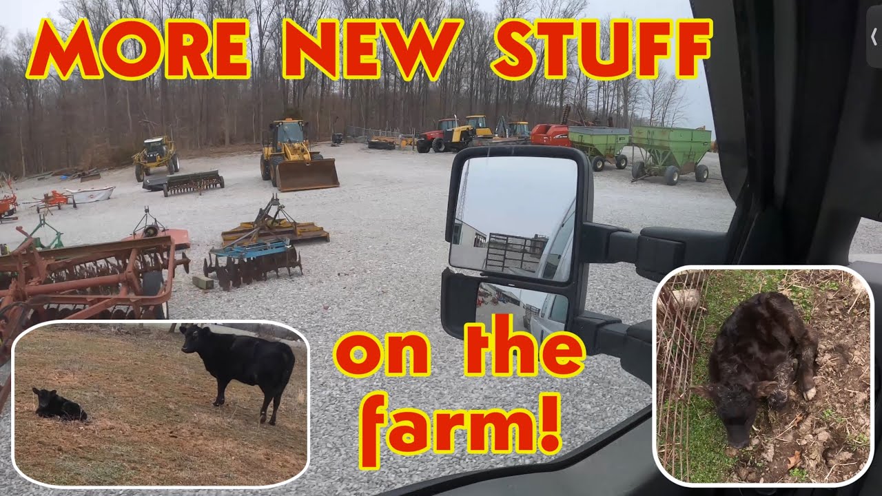 More NEW STUFF on the farm! - YouTube