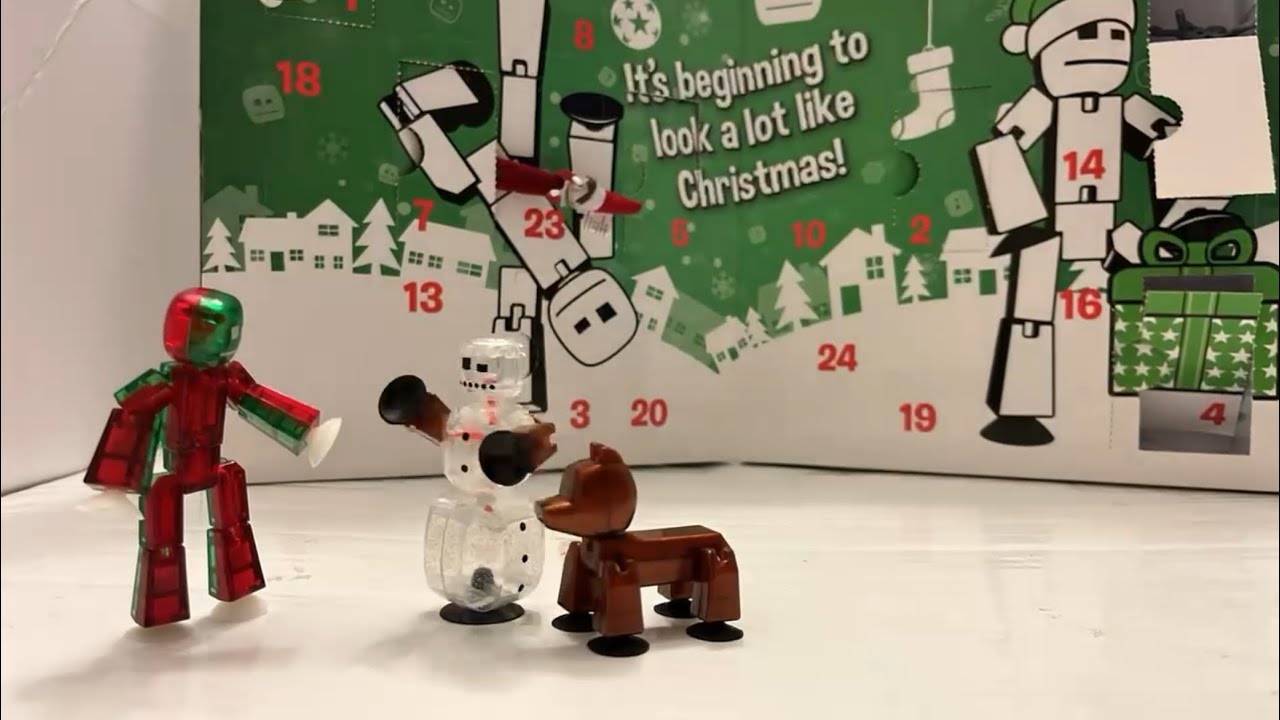 Day 8 of Stikbot Advent Calendar Unboxing - YouTube