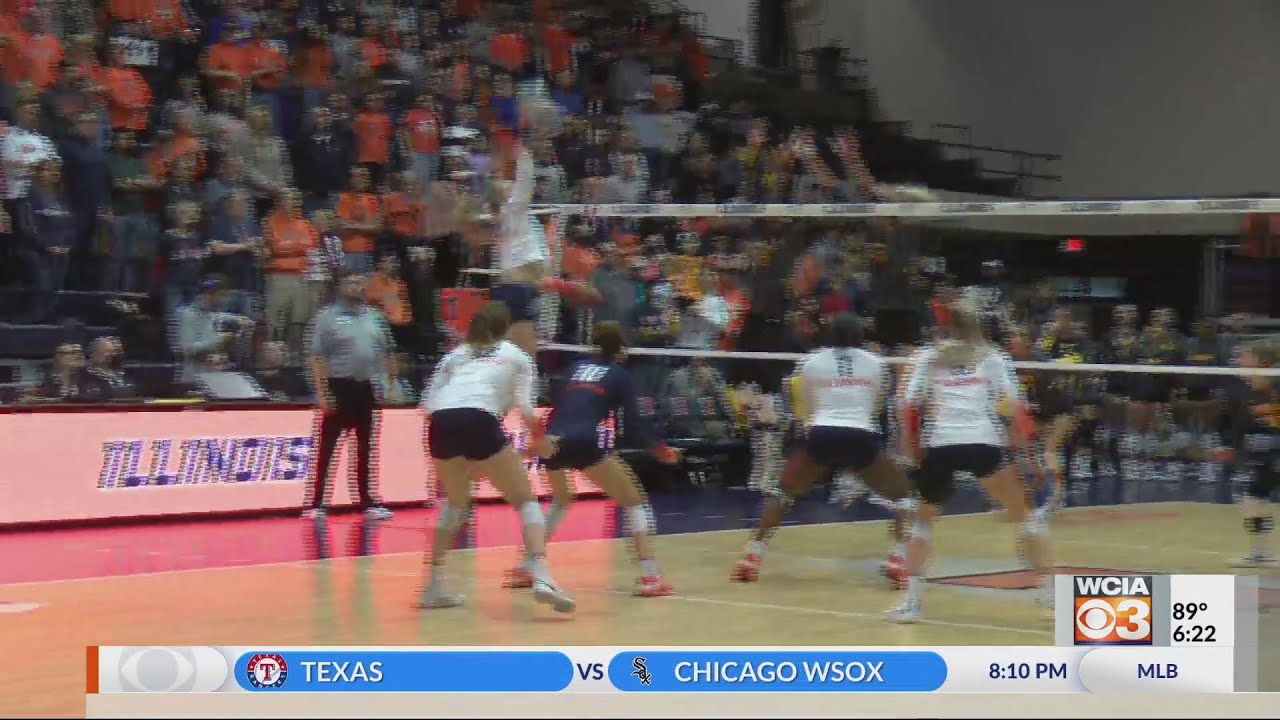 Gabe Jacas, Brooke Mosher win Illinois Freshman of the Year - YouTube