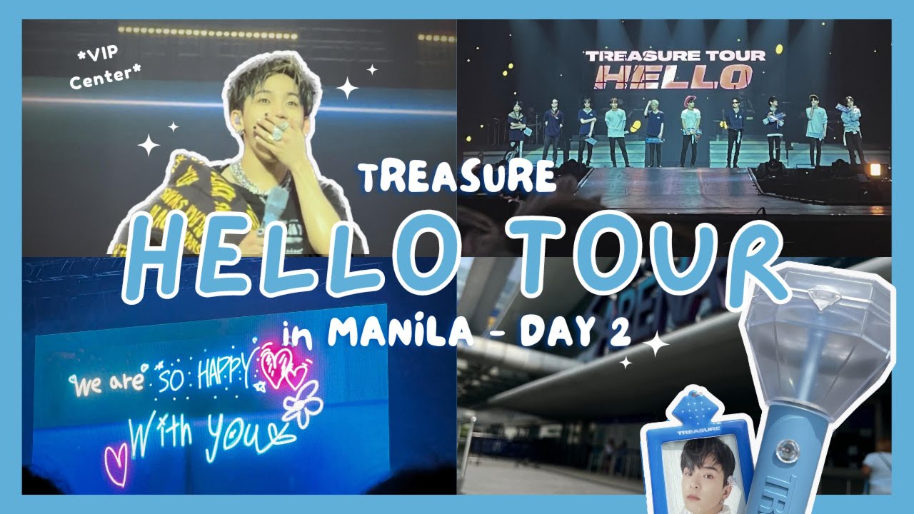 TEUME VLOG💎: TREASURE HELLO MANILA TOUR D2 20230415 - YouTube