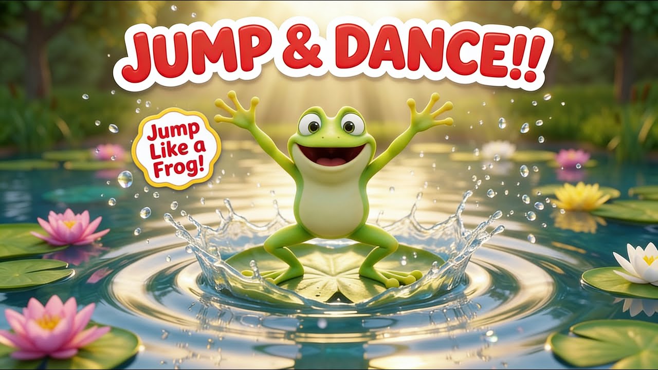 Jump Like a Frog! 🐸 The Gulp and Groove Song | Animal Songs for Kids ...