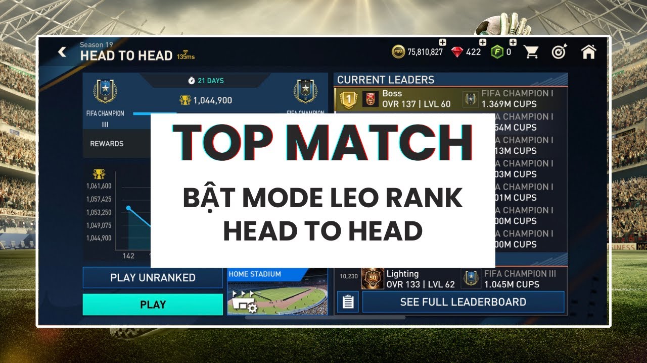 TOP MATCH: BẬT MODE LEO RANK HEAD TO HEAD - YouTube