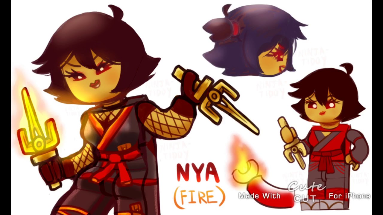 Ninjago Nya Skylor Pixal Harumi And Seliel Youtube