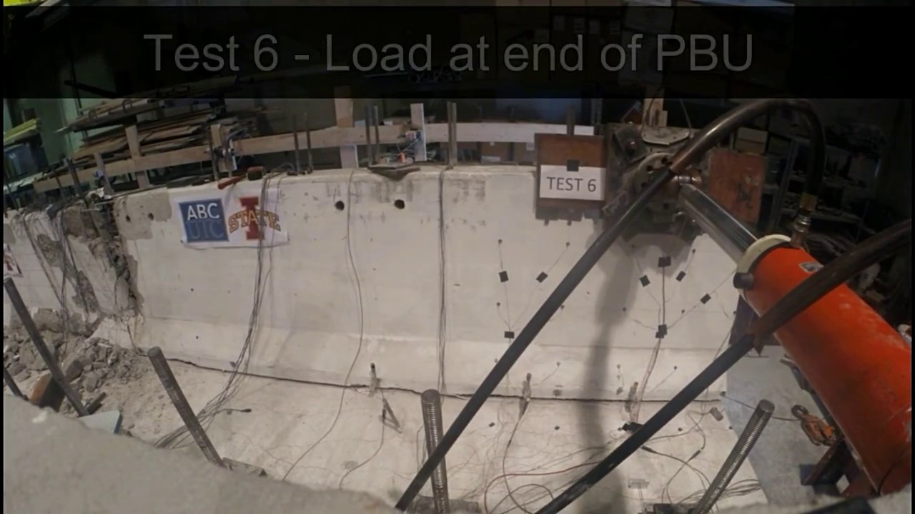Precast Barrier Test Video - Jan 2017 - YouTube