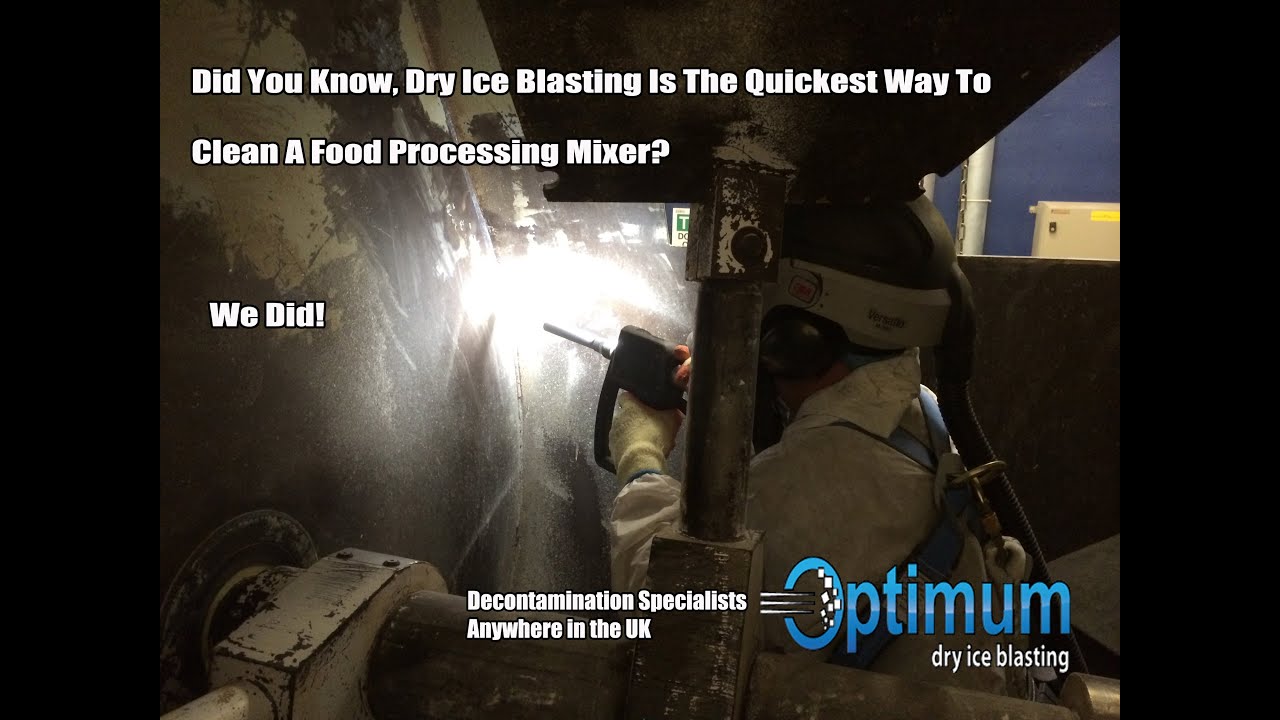 Dry Ice Blasting Food Industry Sector - YouTube