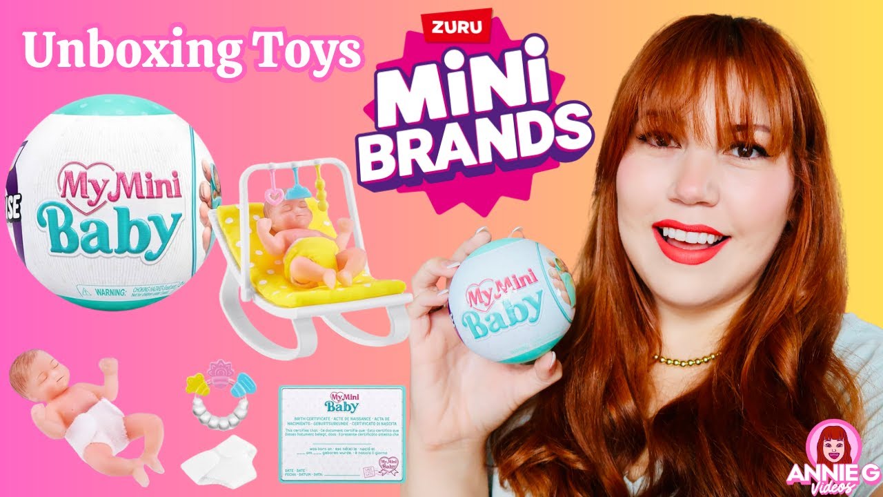 Mini Brands Unboxing: My Mini Baby 5 Surprise Toys - YouTube