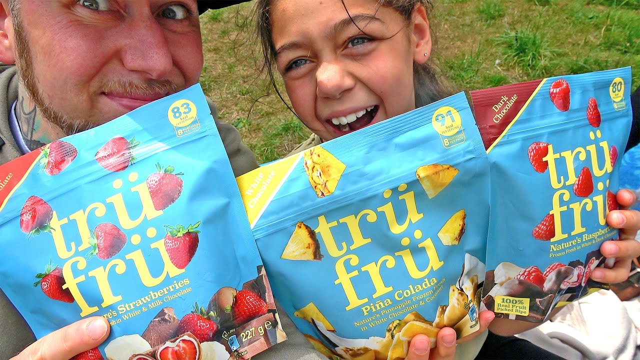 Family eats the NEW TRU FRU but are they NICE??? Family Taste Test ...
