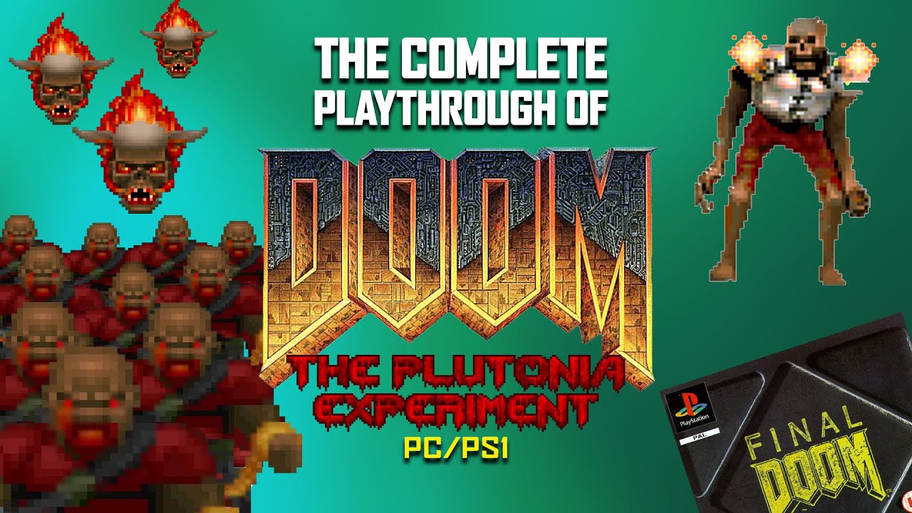 Complete Playthrough of Final Doom's PLUTONIA EXPERIMENT (PC/PS1) - YouTube