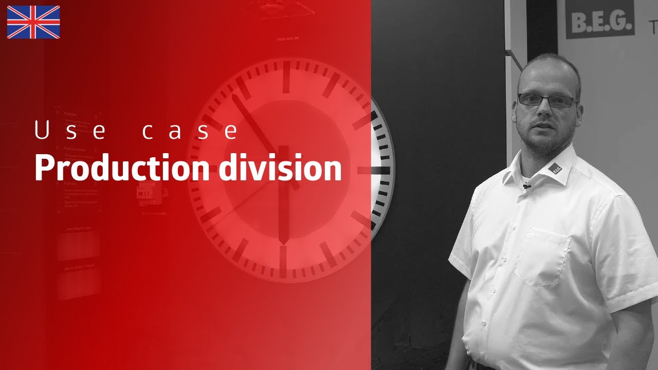 Production division - practical example at B.E.G. virtual fair - YouTube