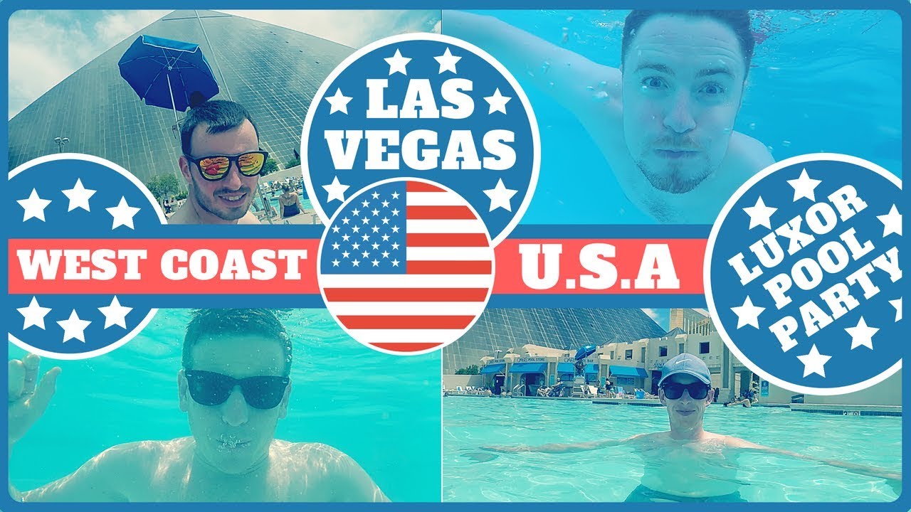 POOL PARTY AT LUXOR LAS VEGAS !!! - YouTube