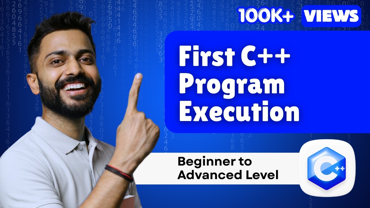 Lec-6: Understanding our First C++ program execution | C++ tutorial ...