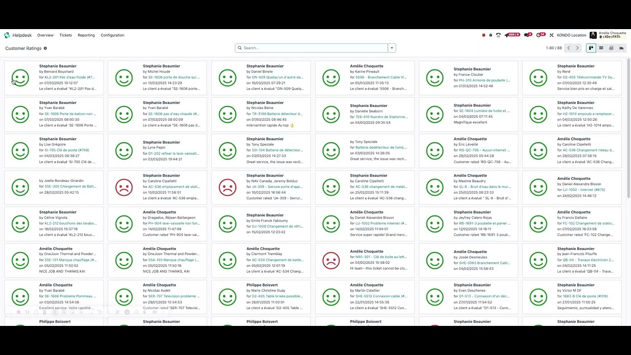 Email template and send to the client only when he select a green smile ...