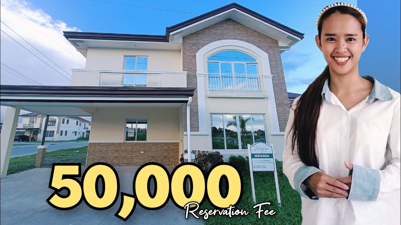 HOUSE TOUR 6: MIRANDA MODEL HOUSE OF SOLANA ZARAGOZA Angeles City ...