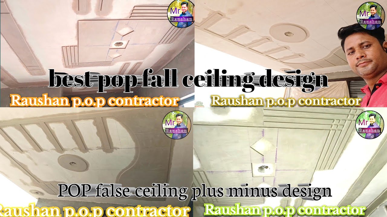 best pop fall ceiling design 🥰pop false ceiling plus minus design ...