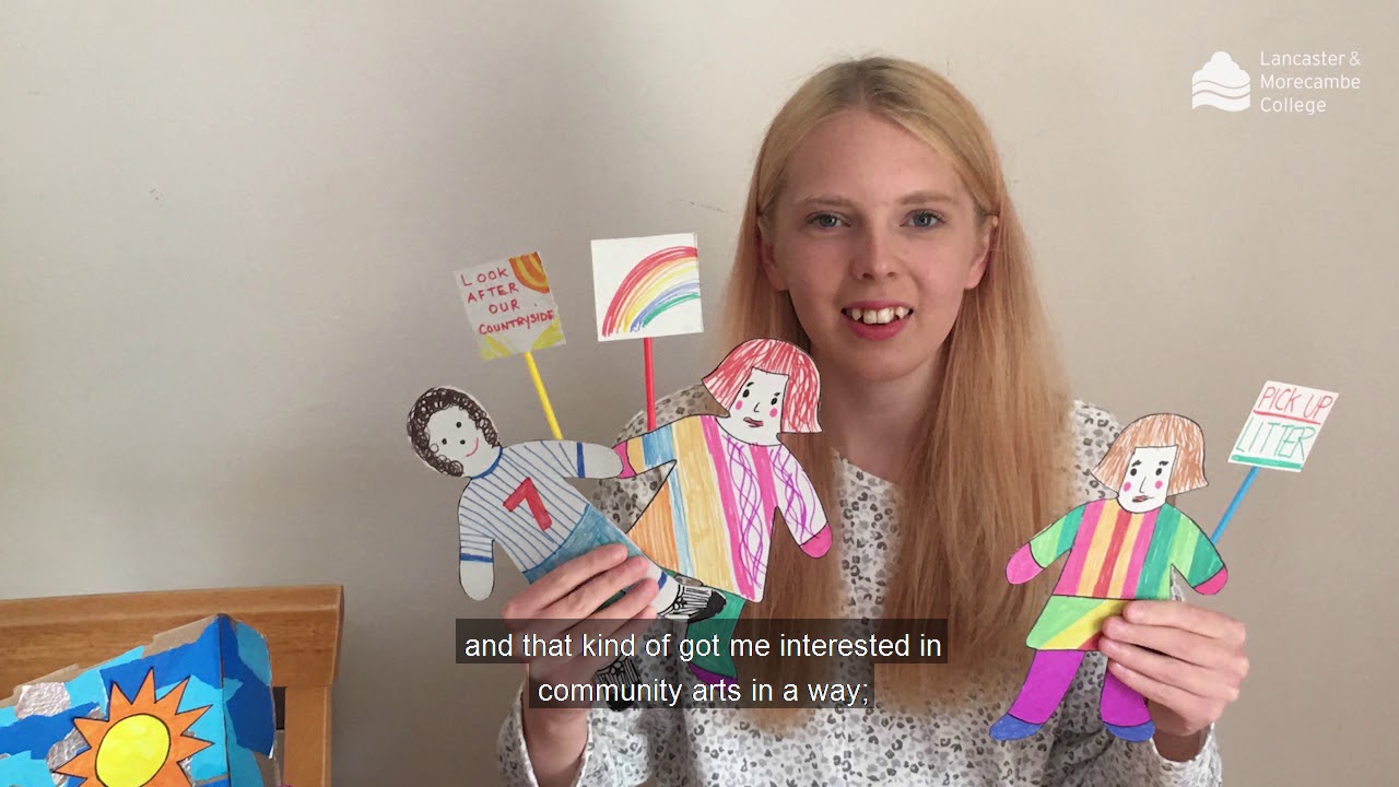 Holly Rouse, Art & Design Alumni at Lancaster & Morecambe College - YouTube