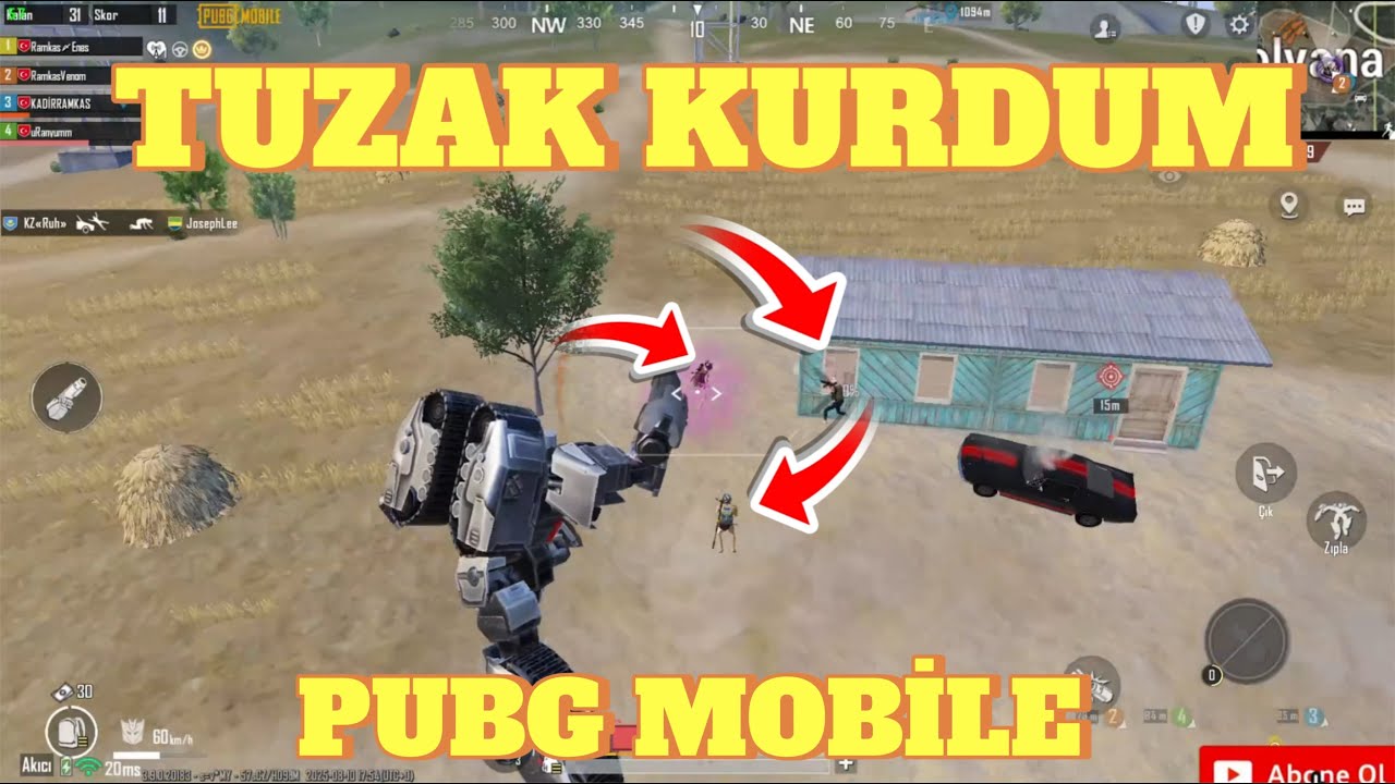 9999999 IQ HAREKET İLE WİN GELDİ (PUBG MOBİLE) - YouTube