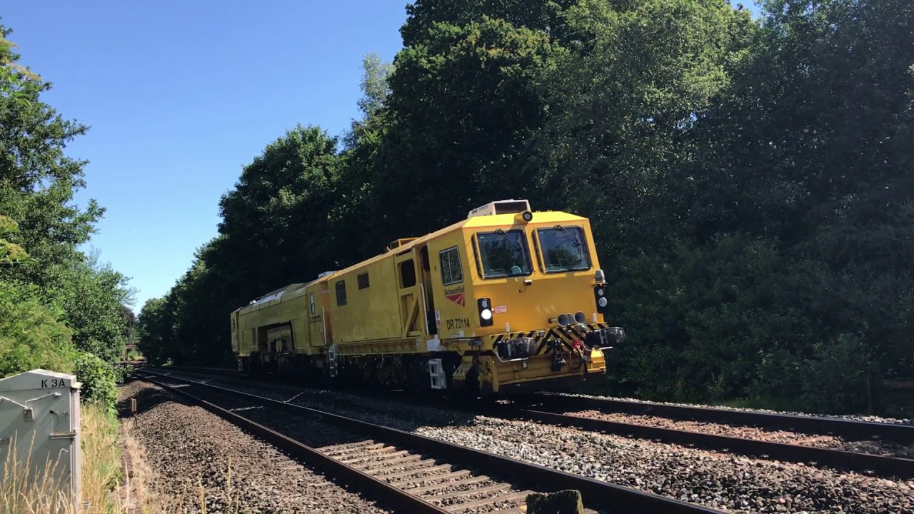 (HD) Network Rail Theurer Tamping Machine DR73114 Bristol Kingland Rd ...