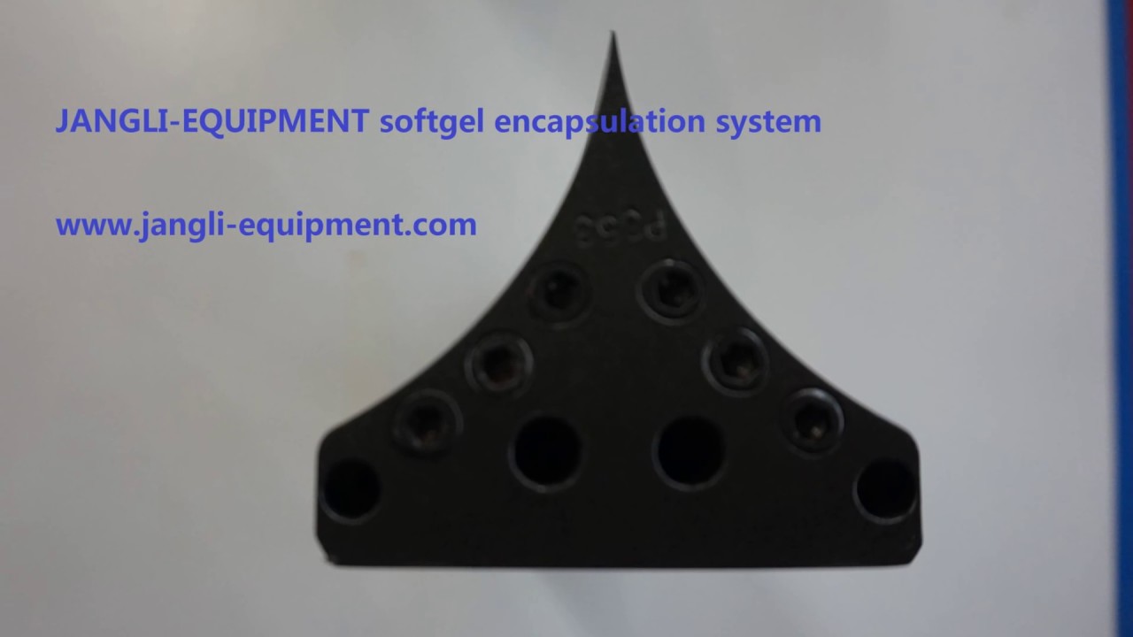Injection Wedge for variety softgel encapsulation machine - YouTube
