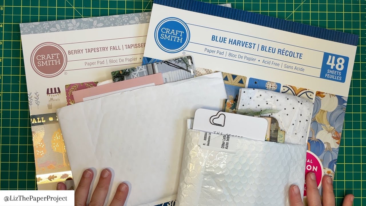 Have You Seen These Fall Paper Packs? | Happy Mail Inspo | Junk Journal ...