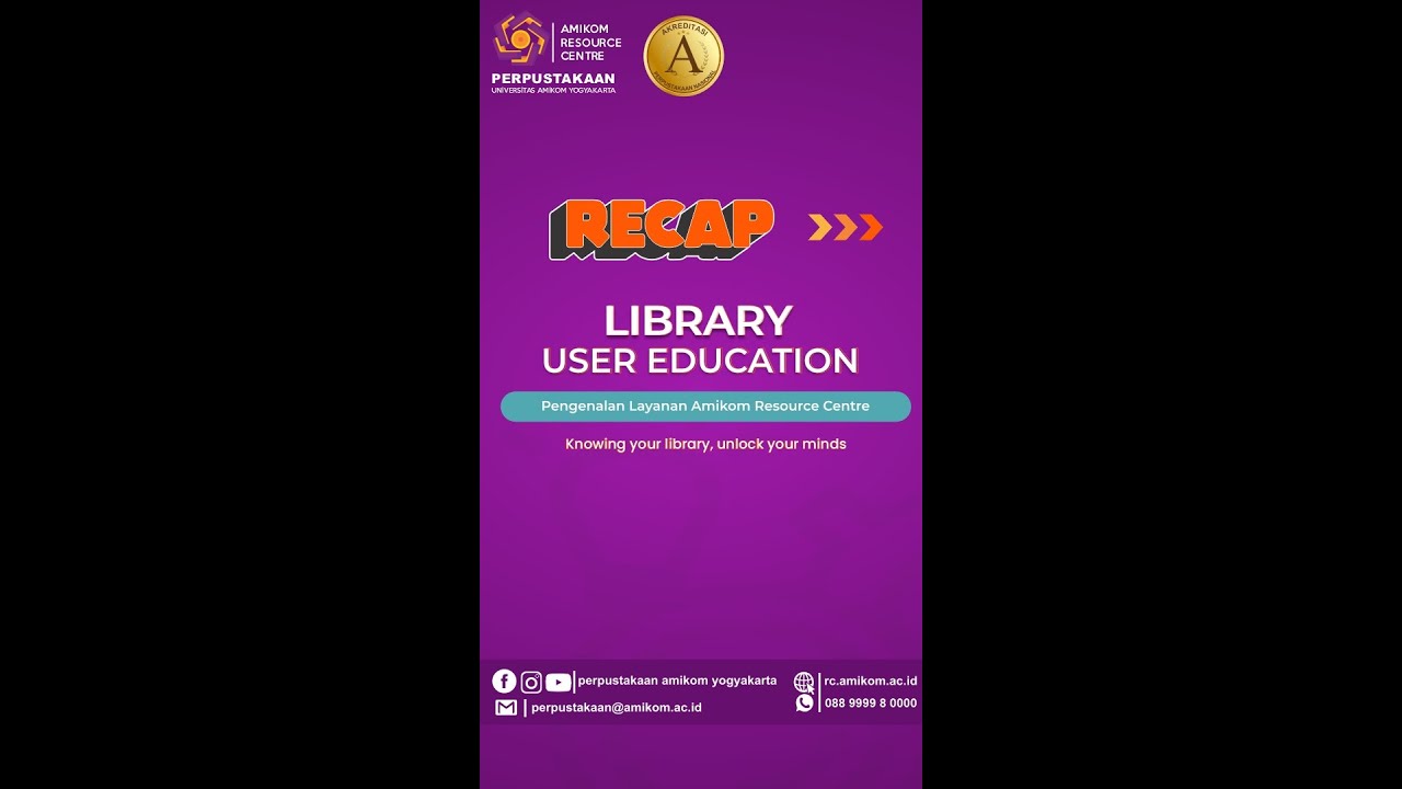 Library User Education 2023 | Library Tour | RECAP - YouTube