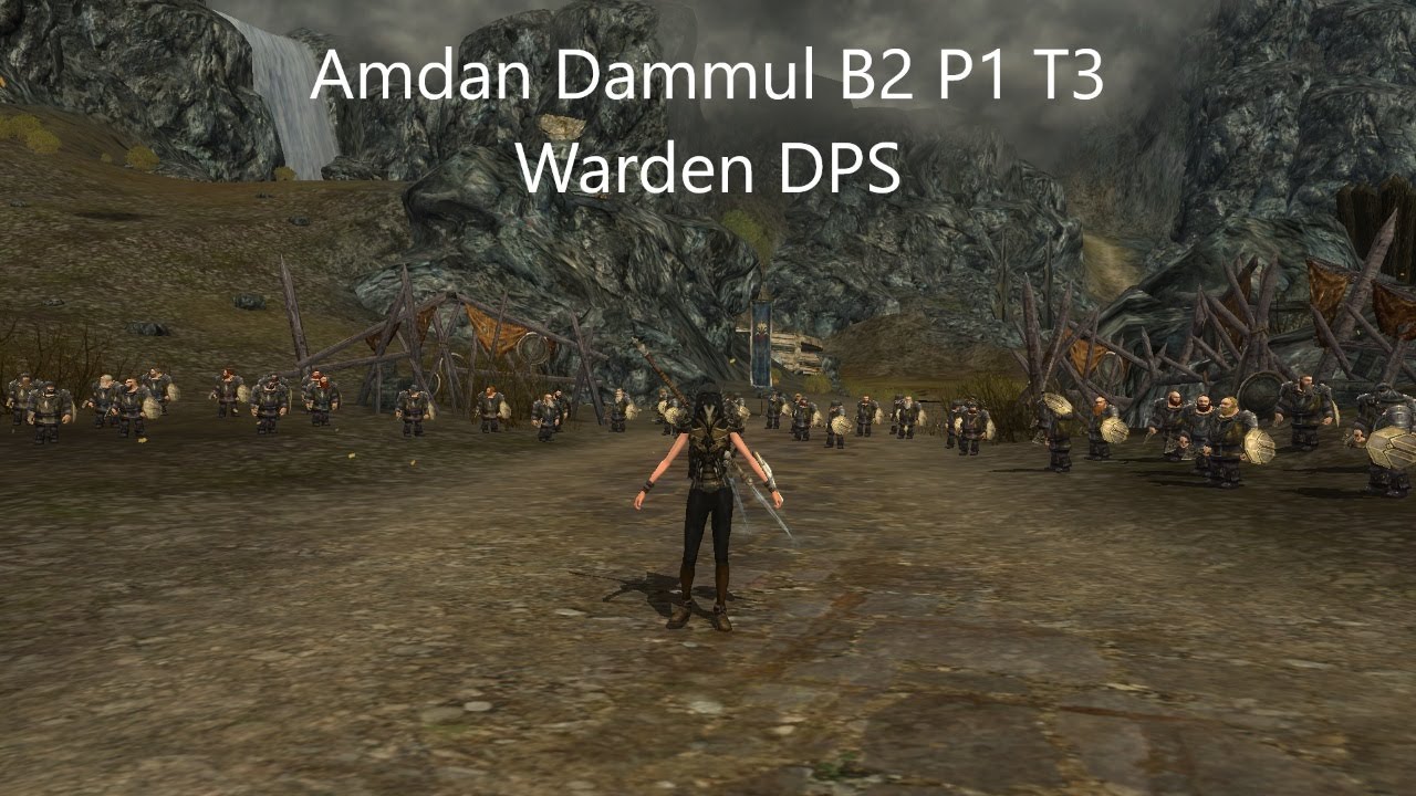 Lotro: Amdân Dammul T3 (B2,P1) Gorgar the Ruthless - Red Warden - YouTube