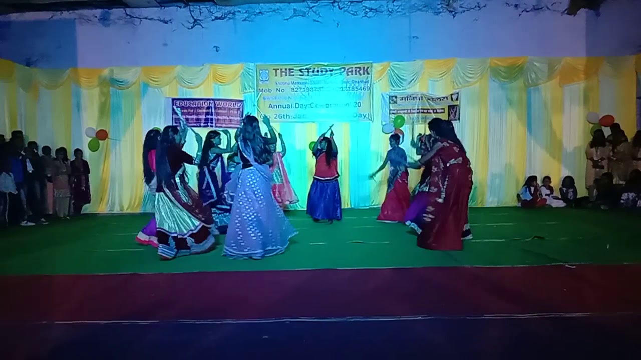 Dandiya dance, the study park bhuli nagar,dhanbad Jharkhand. - YouTube