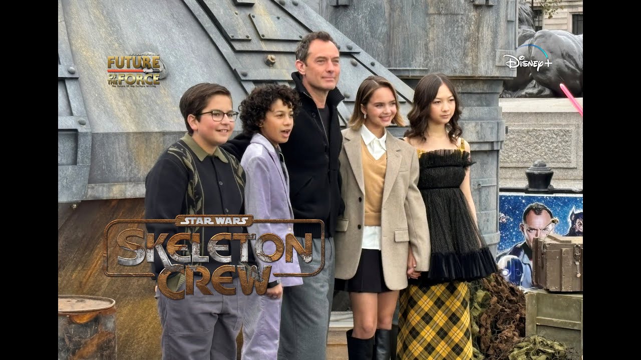 EXCLUSIVE : We Meet The Cast & Crew of STAR WARS: SKELETON CREW - YouTube