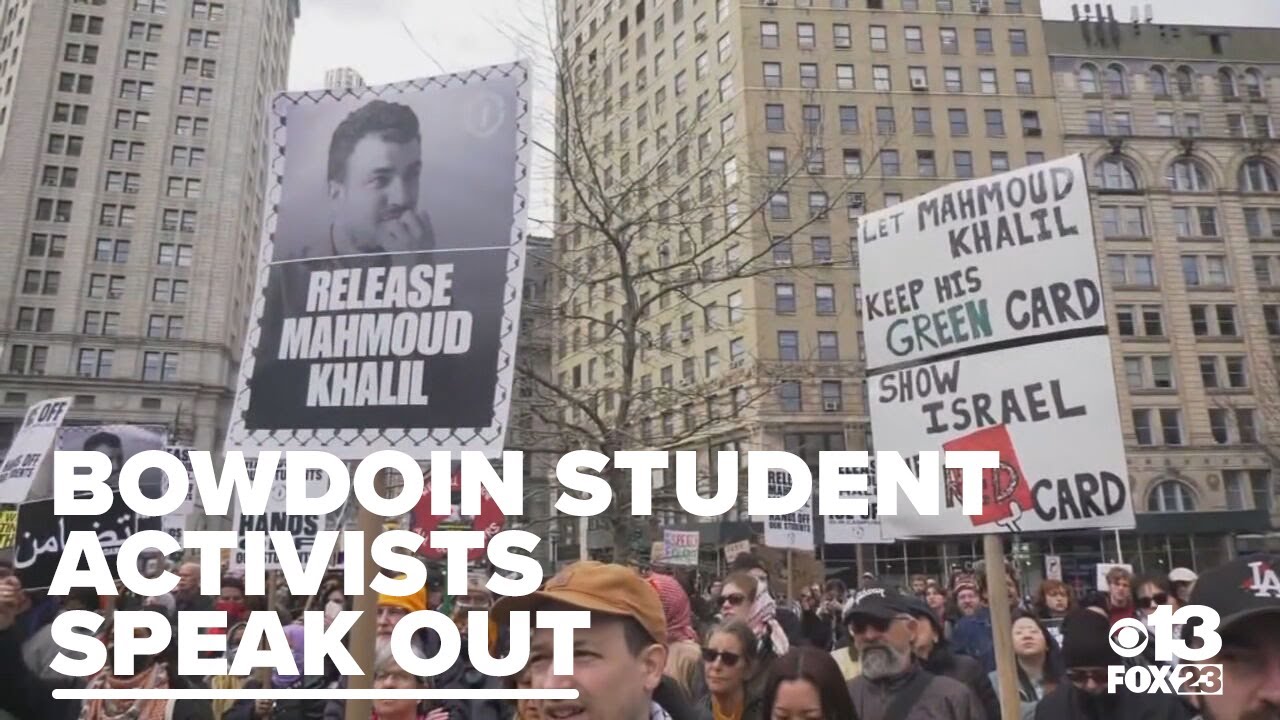 Bowdoin student activists speak out against detainment of Columbia ...