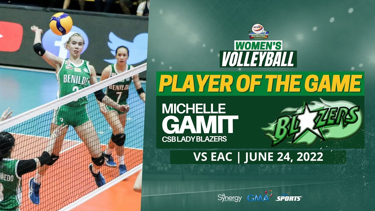BEST PLAYER OF THE GAME: Michelle Gamit | CSB vs EAC | NCAA Season 97 ...