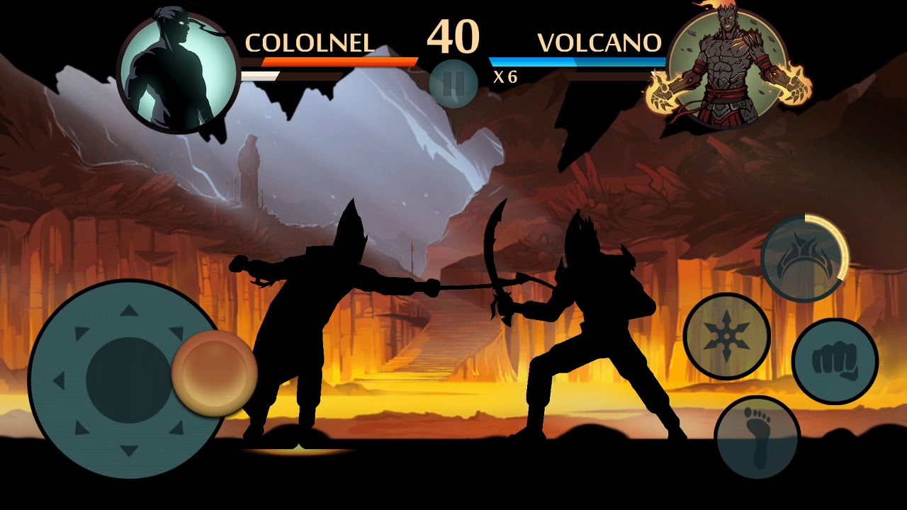 SHADOW FIGHT 2 - UNDERWORLD! FIRST DEMON VOLCANO - YouTube