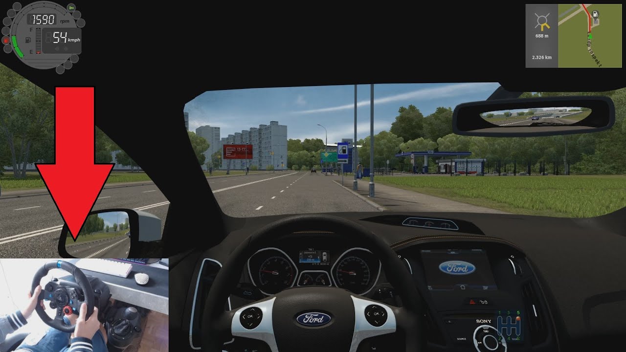 Welcome to Uber with LOGITECH G29 (Wheelcam) | City Car Driving - YouTube