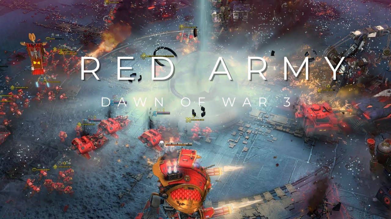 RED ARMY Vs ORCS 3vs3 - No Limid Mod - Warhammer 40K Dawn Of War 3 ...