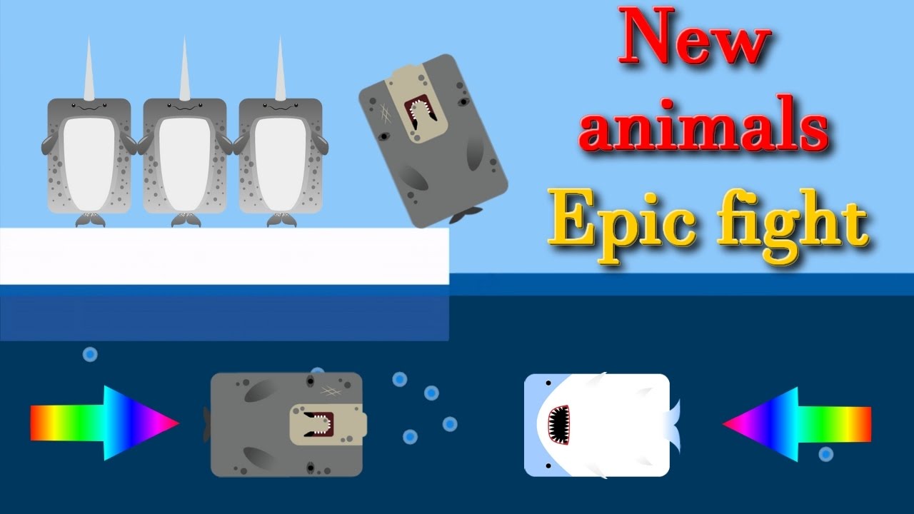 Deeeep.io all animal || The fight of legends || New animals - YouTube