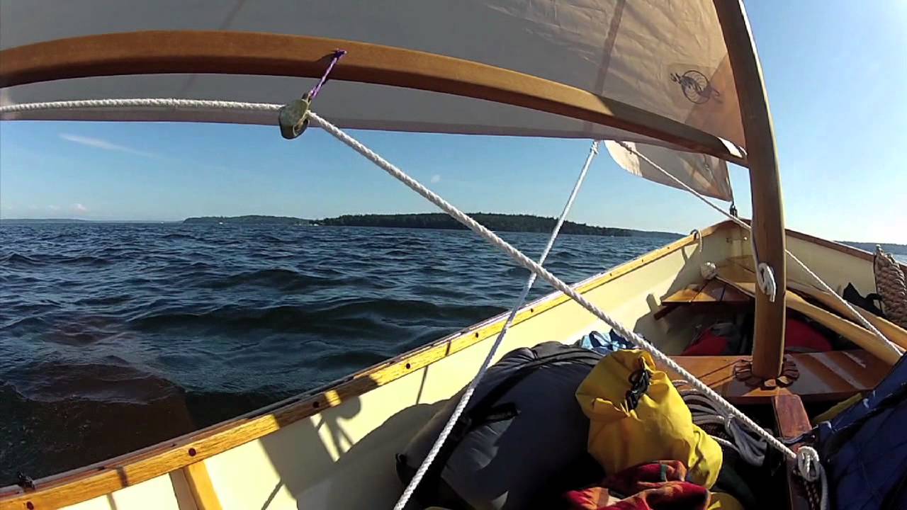 Sailing from Seattle to Blake Island on a Pooduck Skiff - YouTube