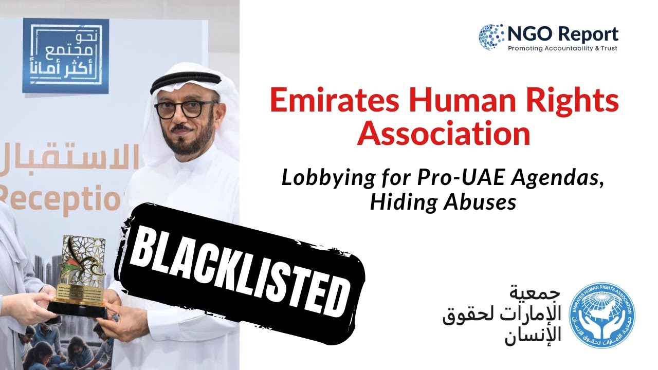 Emirates Human Rights Association (EHRA): Lobbying for Pro-UAE Agendas ...