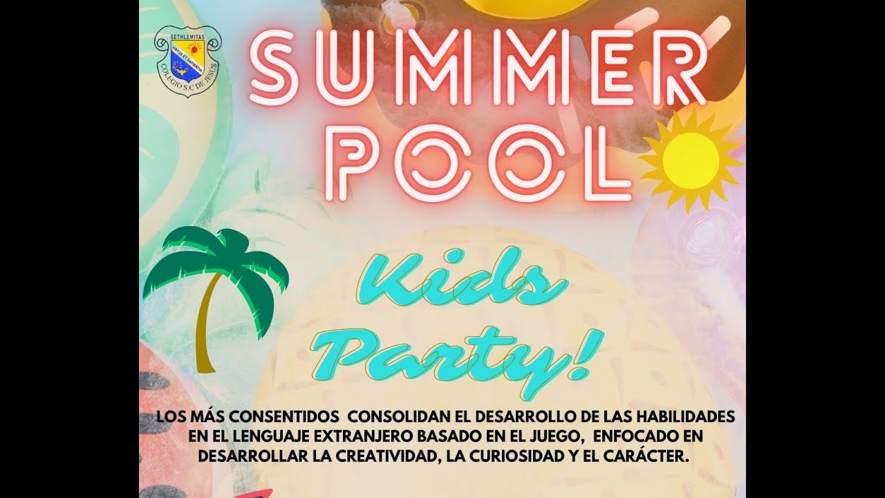 SUMMER POOL-KIDS PARTY - YouTube