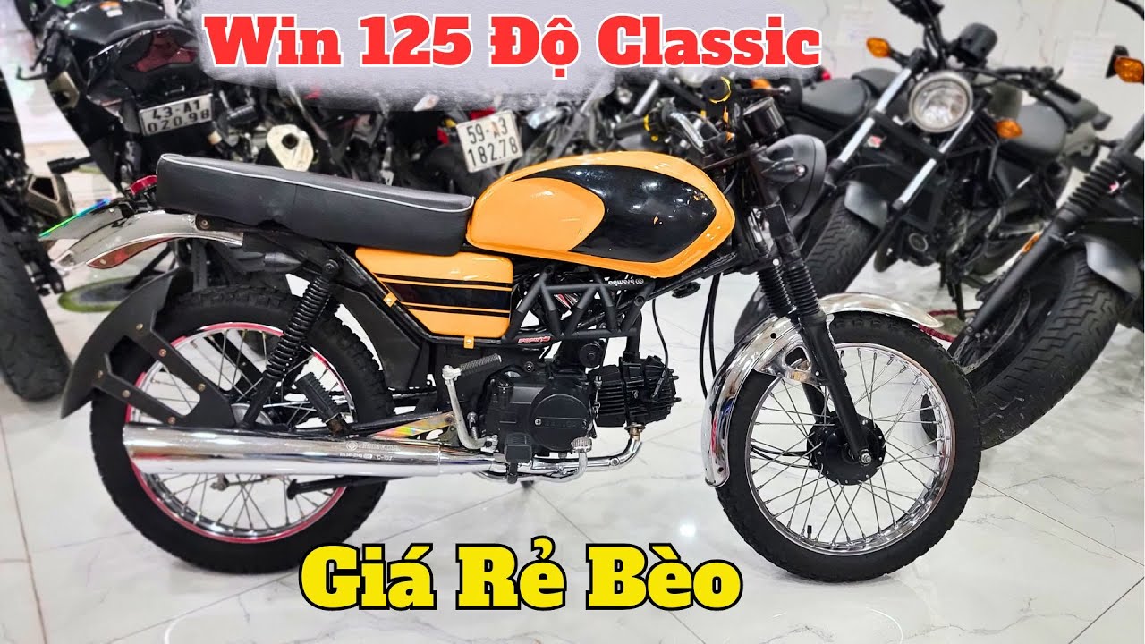 Xe Win 125 Độ Kiểu Dáng Classic Giá Siêu Rẻ - Ship Toàn Quốc - YouTube