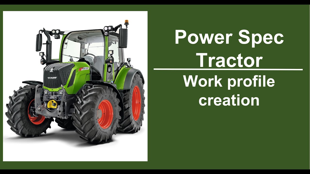 Fendt digital dashboard work profile creation - YouTube