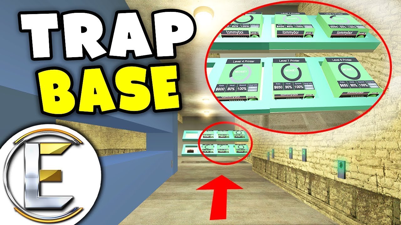 Trap Base - Gmod DarkRP Life (Lure Players In With OP Money Printers ...