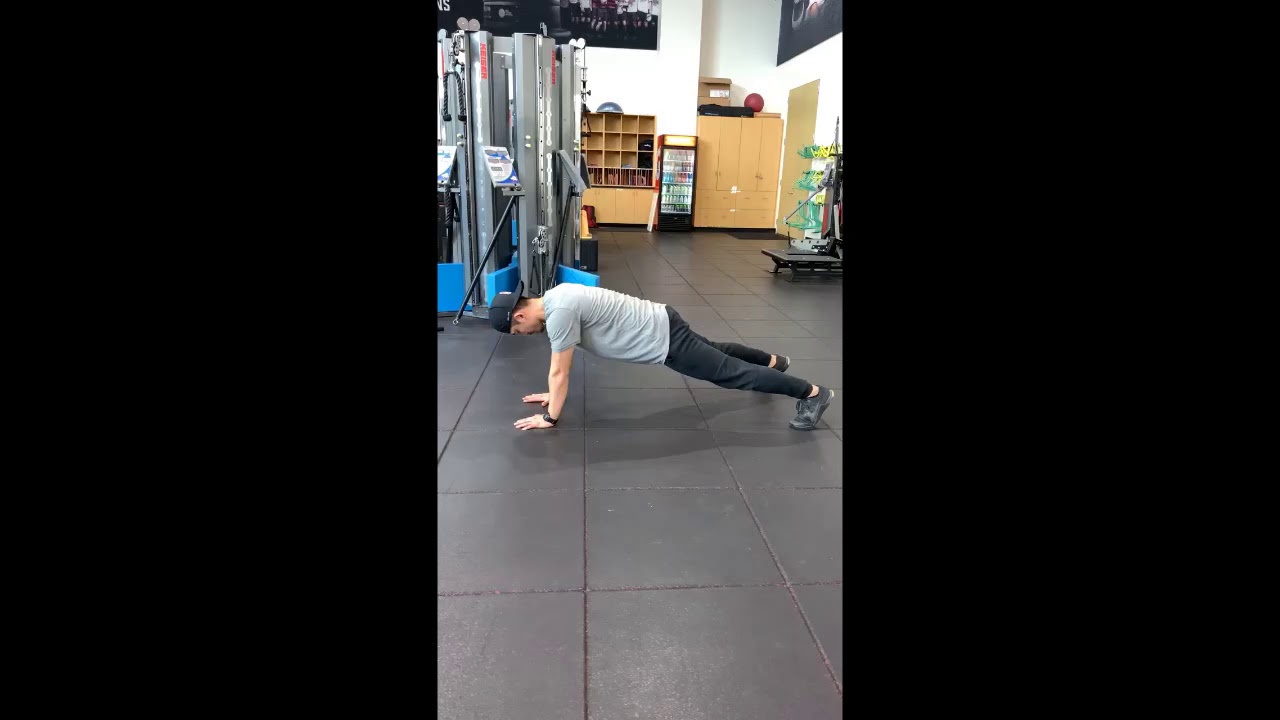 Push Up Bridge Shoulder Tap (iso) - YouTube