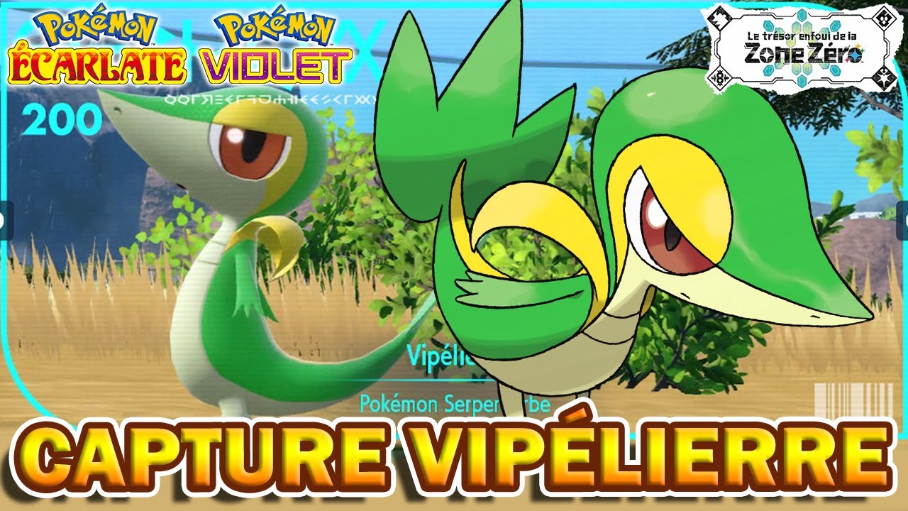 CAPTURER LE STARTER VIPELIERRE | Pokémon Violet & Écarlate [ DLC Disque ...