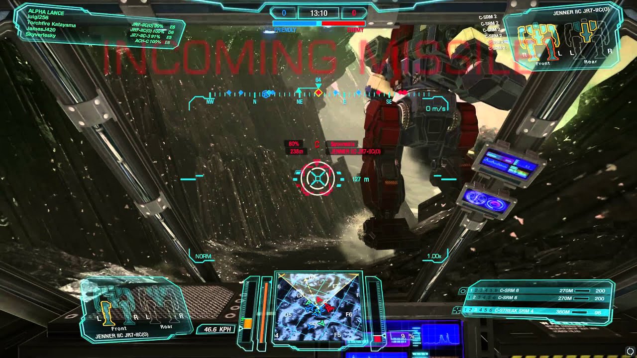 Mechwarrior Online MWO Clan Jenner IIC stock - YouTube