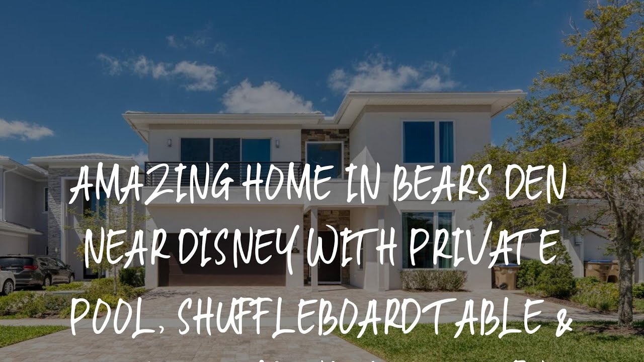 Amazing Home in Bears Den Near Disney with Private Pool, Shuffleboard ...