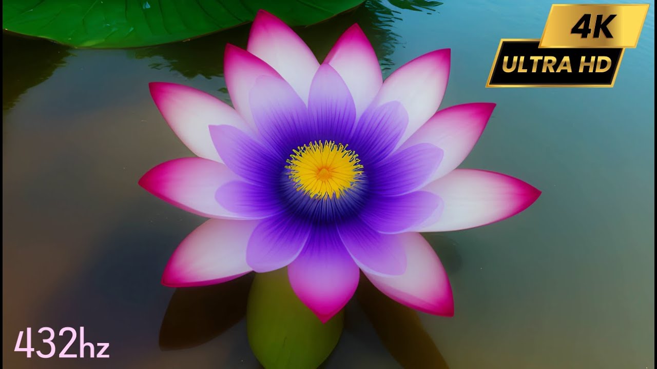 FLOR DE LOTO | Live Wallpaper 4K | 432Hz - YouTube